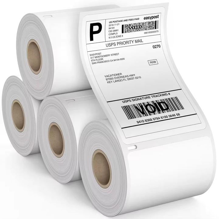 Waterproof Roll A6 Waybill Printing Adhesive 100x150 White Direct ...