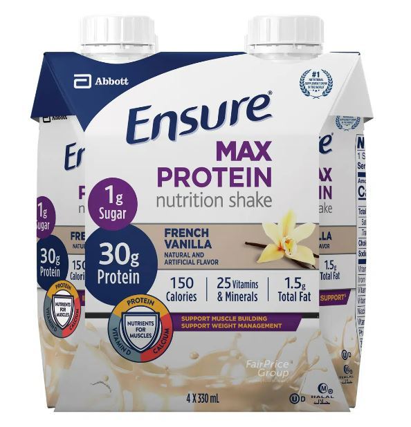 Abbott Ensure Max Protein Ready-to-Drink Liquid 330ml – Vanilla EXP ...