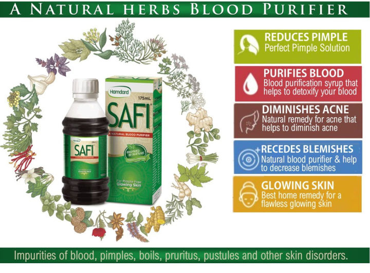 🔥READY STOCK🔥_Hamdard_Safi_Natural Blood Purifier 175ml | Lazada