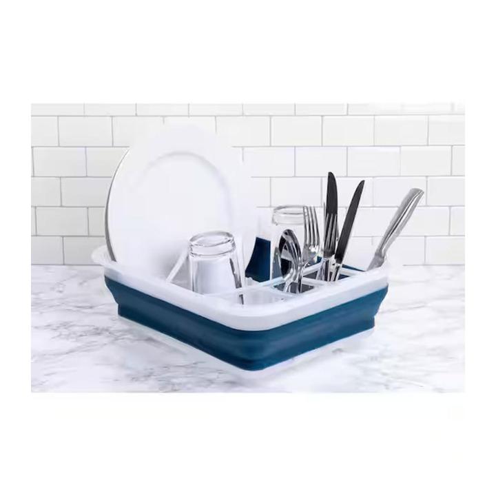 Core Home Collapsible Dish Rack Dish Drainer Midnight Blue | Lazada ...