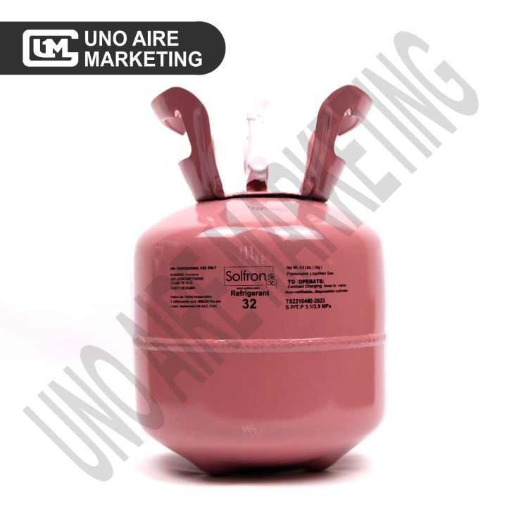 R32 SOLFRON Refrigerant Freon (3KG) ORIGINAL TANK SEALED BOXED For Aircon | Lazada PH