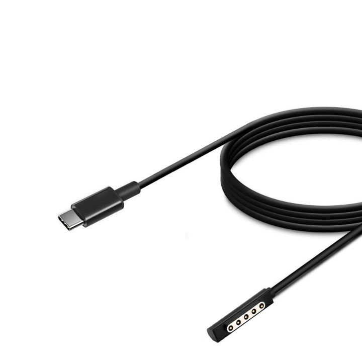 Surface Pro Power Cord USB-C Surface Charger Cable 12V Power Cable for ...