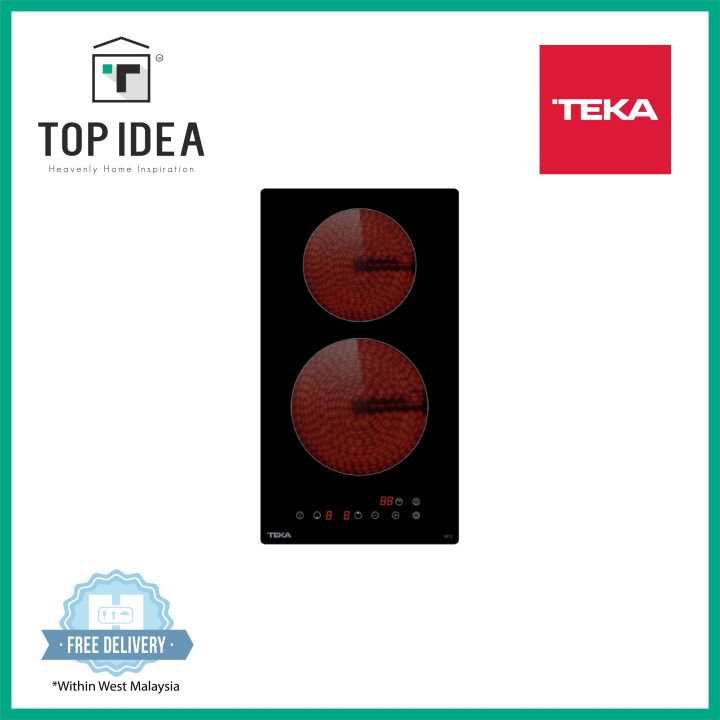 TEKA VE 2 30cm Vitro Ceramic Built-In Electric Hob | 3.0kW | Residual ...