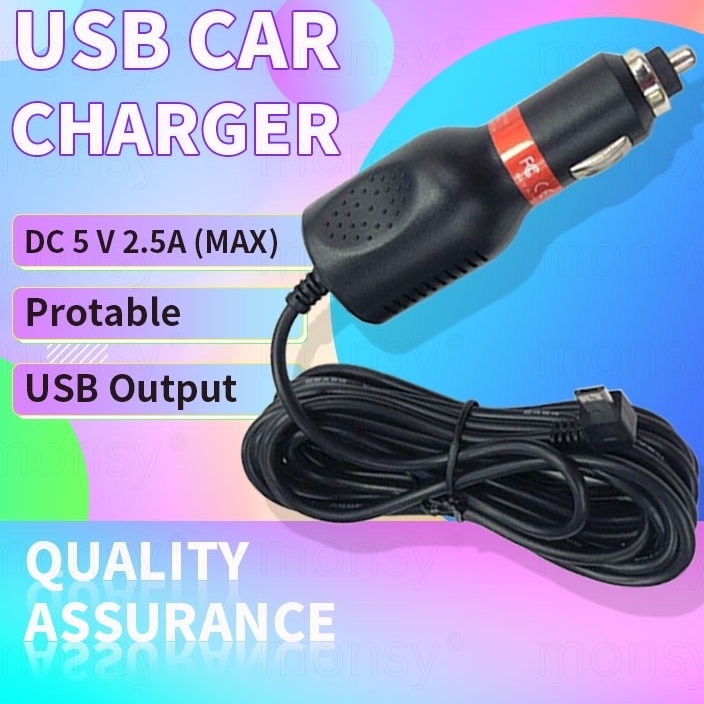 Mini Usb Car Charger With Car Adapter For Dashcam Dvr | Lazada PH