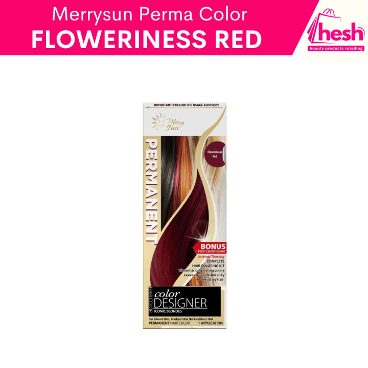 Floweriness Red Merry Sun Permanent DIY Hair Color Dye | Lazada PH