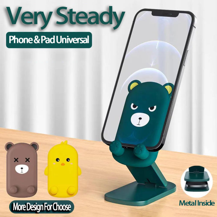 Foldable Cartoon Cute Desktop Mobile Phone Stand Tablet Holder ...