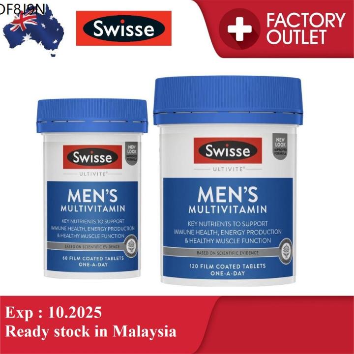SWISSE Men's Ultivite Multivitamin 60s 120s tablets | Lazada