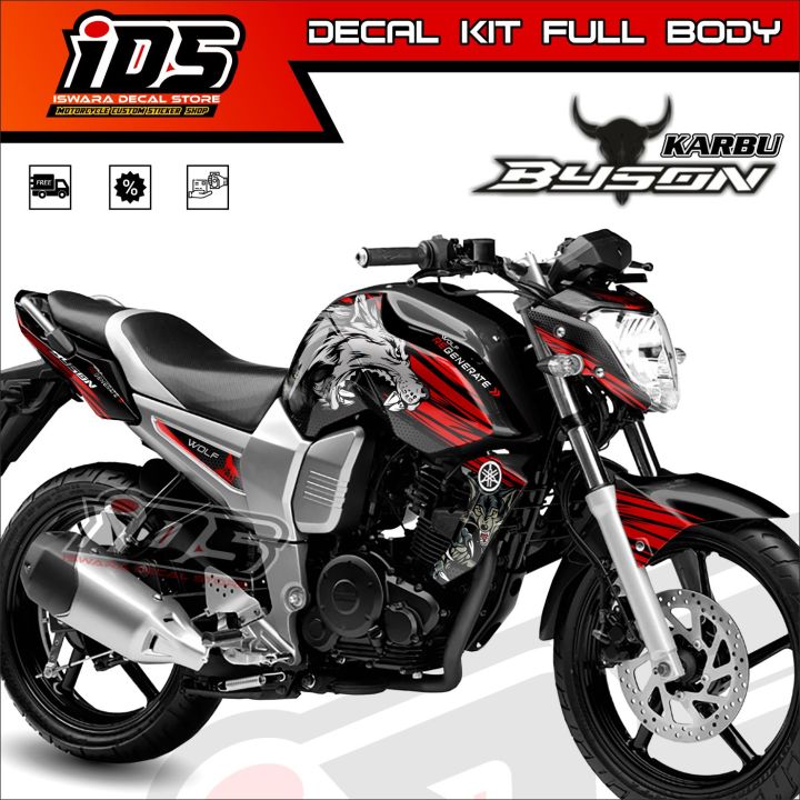 {COD} Decal Byson Karbu Decal Byson Full Body Stiker Byson Karbu Desain ...