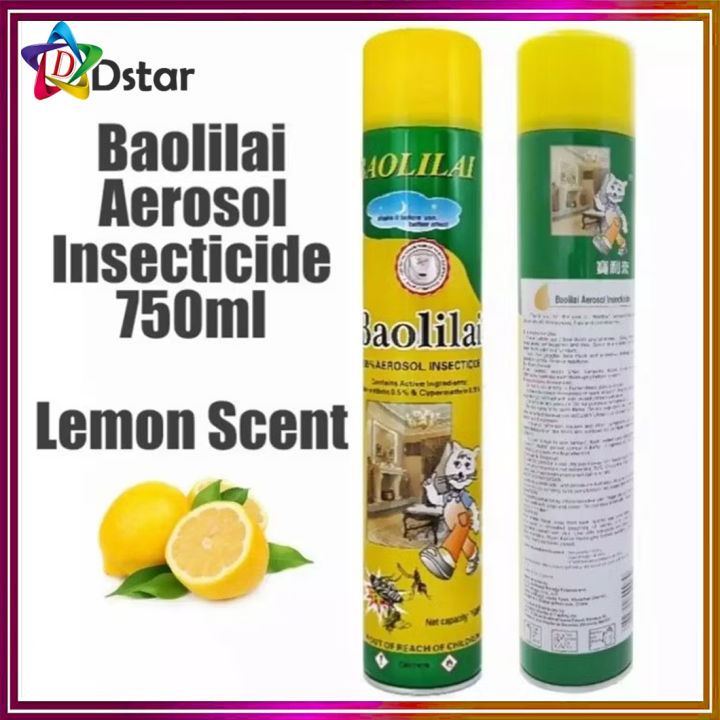 DS Original Baolilai Mosquito Killer 750ML Lemon Insecticide Aerosol ...