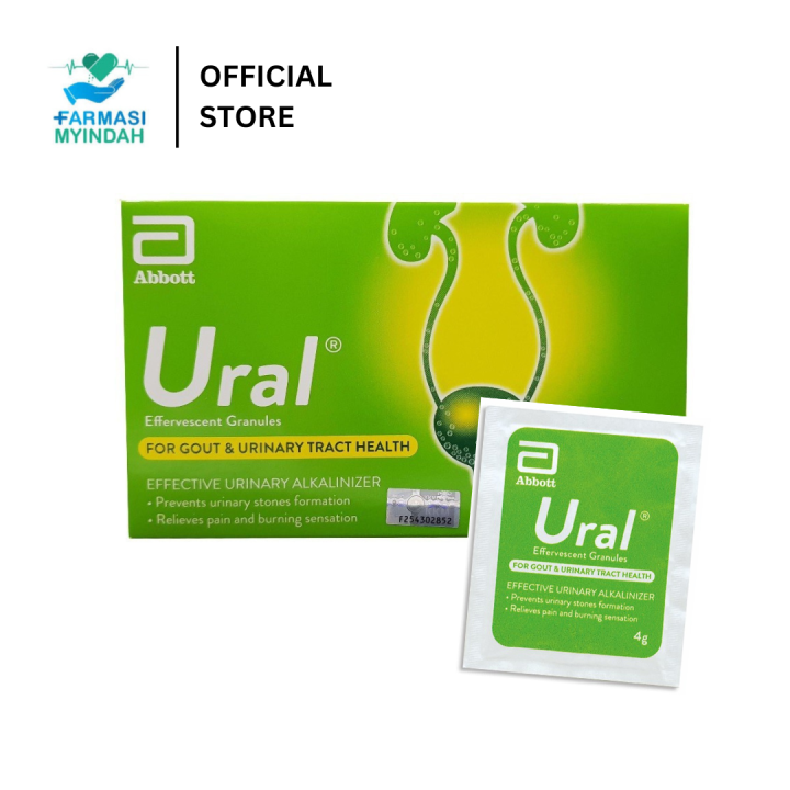 Ural -Gout & Urinary Alkalinizer 4G X 28 Sachets | Lazada