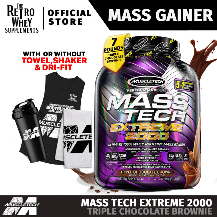 Muscletech MassTech Extreme 2000 7LBS. | with or without Shaker ...