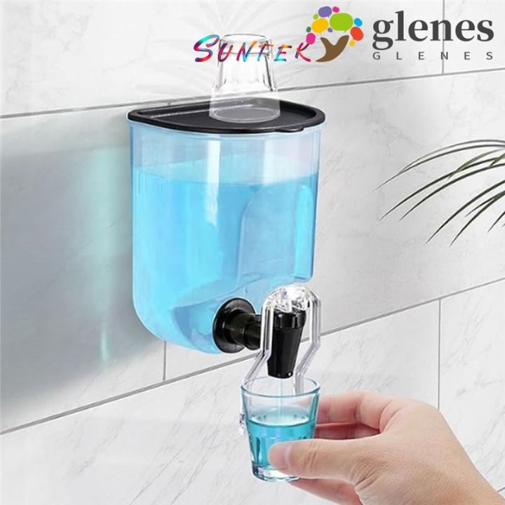 【Trending】 Suntek GLENES Liquid Toothpaste Container, Plastic Black ...