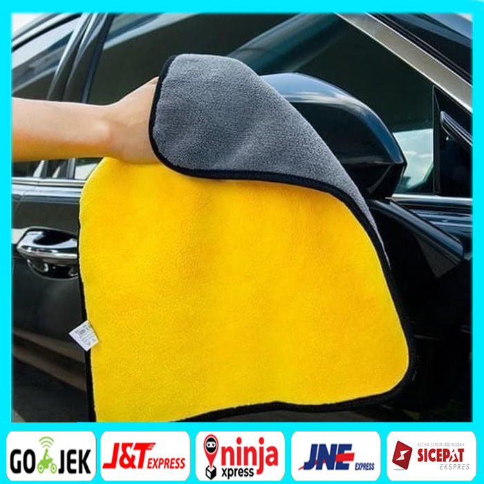 Kain Lap Microfiber Serbaguna 30X30 & 30X40 CM 2 Sisi Halus Multifungsi ...