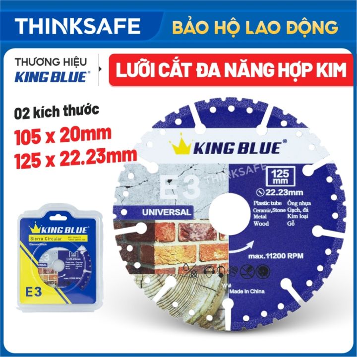 Lưỡi cắt đa năng Kingblue E3-105DN/ E3-125DN kích thước 105 - 125mm hợp ...