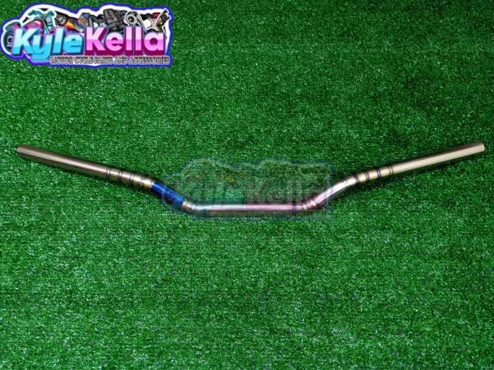 KING OF DRAG TITANIUM HANDLE BAR WITH EMBLEM PCX 160 / NMAX 155 V1 ...