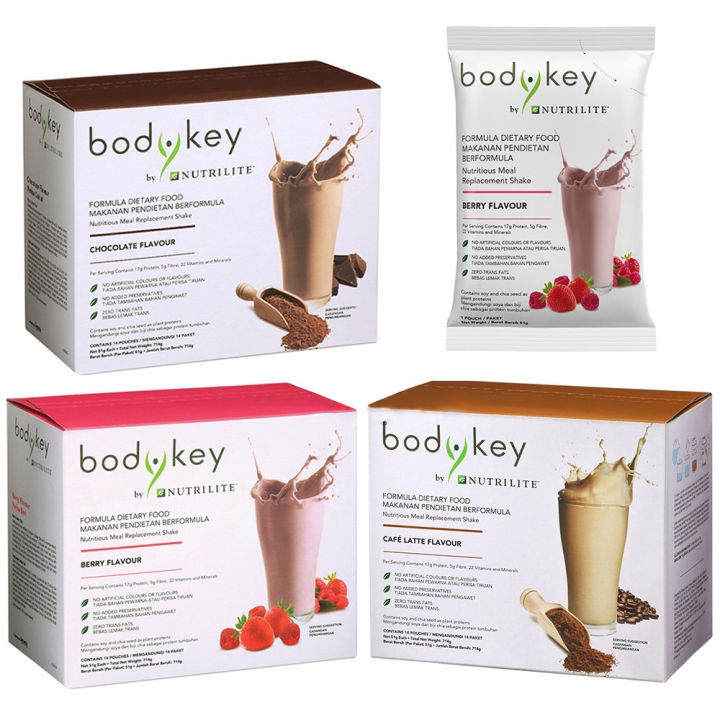 ของแท้ 100% Amway bodykey by Nutrilite ใหม่!! ผงทดแทนมื้ออาหาร (14ซอง ...