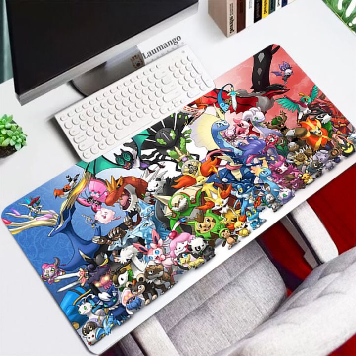 Cartoon Pokemon Mouse Pad Gamers Decoracion Mousepad Large PC ...