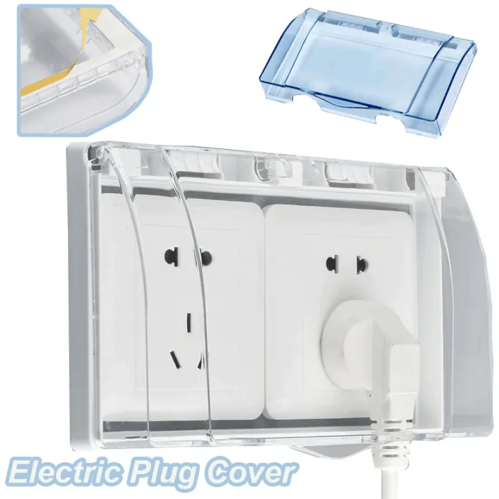 Transparent Waterproof 86 Type Power Outlet Socket Protector Switch ...