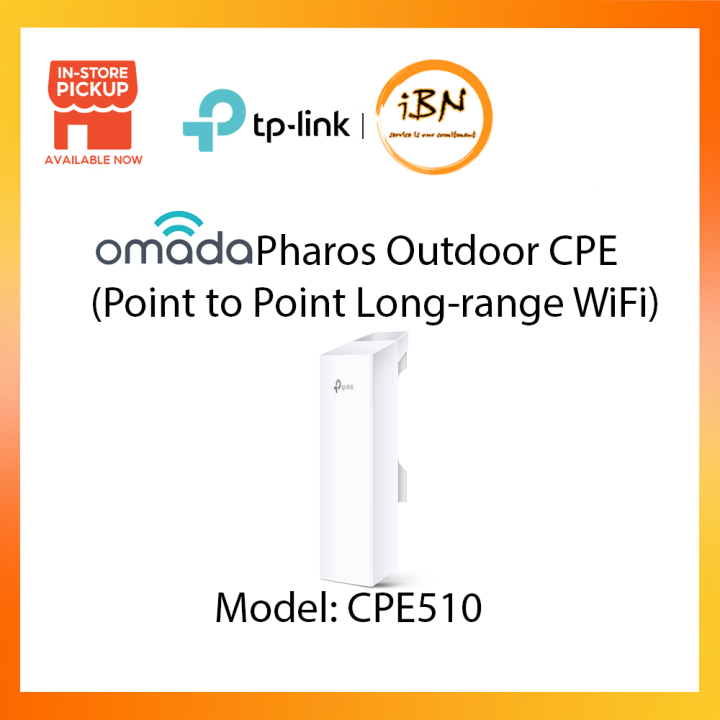 TP-Link CPE510 5GHz 300Mbps 13dBi Outdoor CPE @ IBN | Lazada