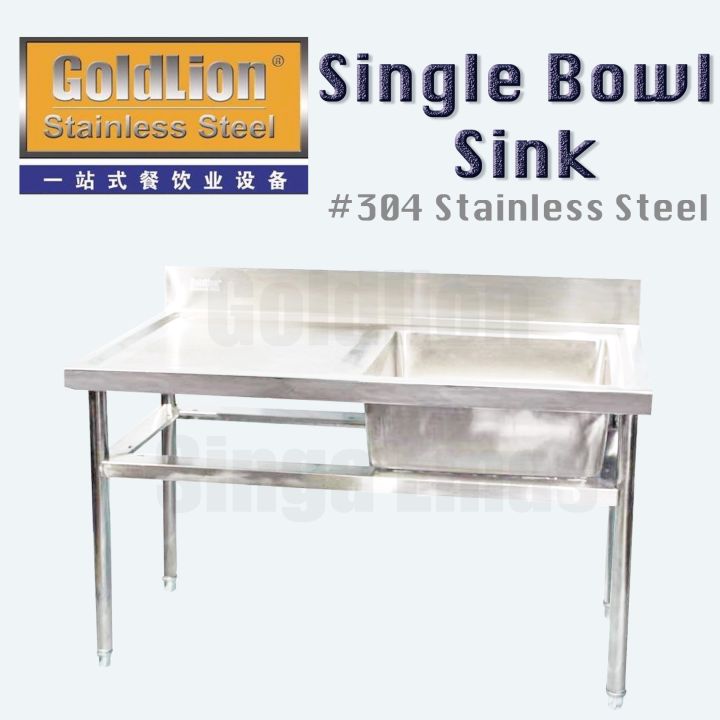 Stainless Steel Single Bowl Sink One Kitchen Sinki / Single Drainer ...