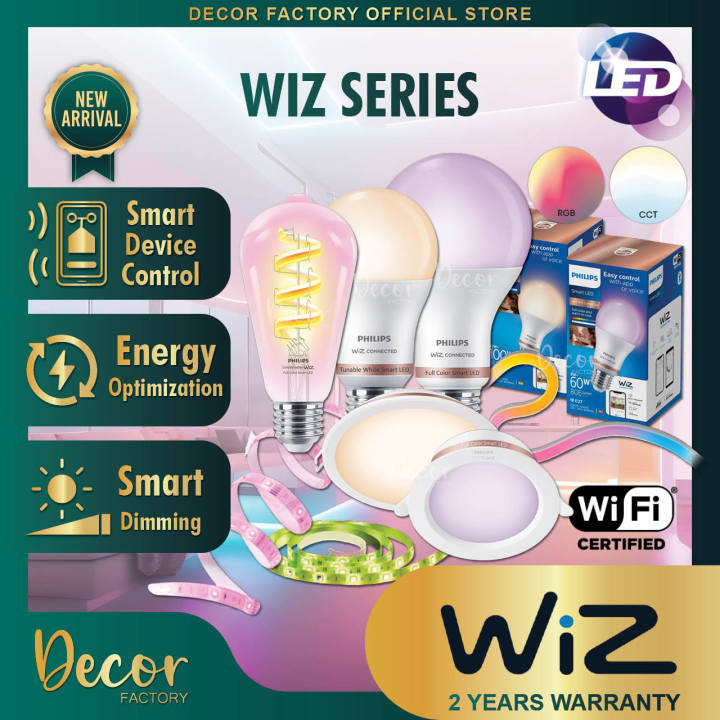 PHILIPS Wiz Tunable White / 3 Color Bulb E27 E14 GU10 LED Bulb ...