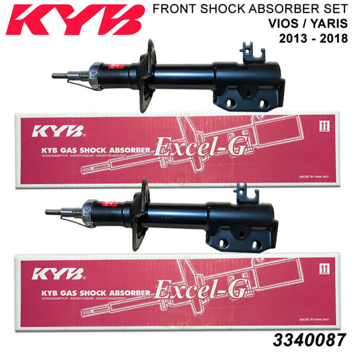 KYB FRONT SHOCK ABSORBER (SET) Toyota Vios / Yaris 2013-2023 Part No ...