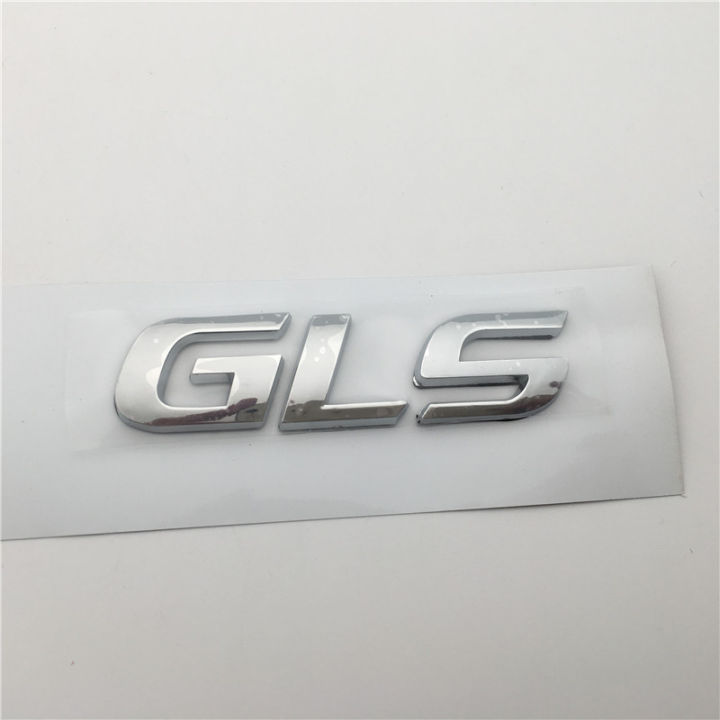 Car Word GLS Rear Trunk Emblem ABS Chrome Plastic 3D Letter Nameplate ...