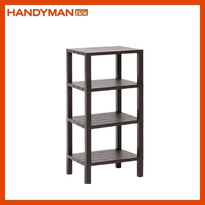Megabox Timber Utility Shelf 4 Layers Espresso (MG-105) | Lazada PH