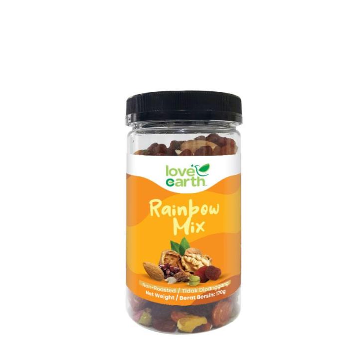 LOVE EARTH Rainbow Mixed Nuts 170 g | Lazada