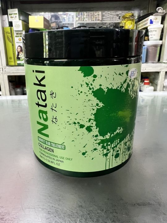 Kem Hấp Ủ Phục Hồi Tóc Tảo Biển Collagen NATAKI 1000ml | Lazada.vn