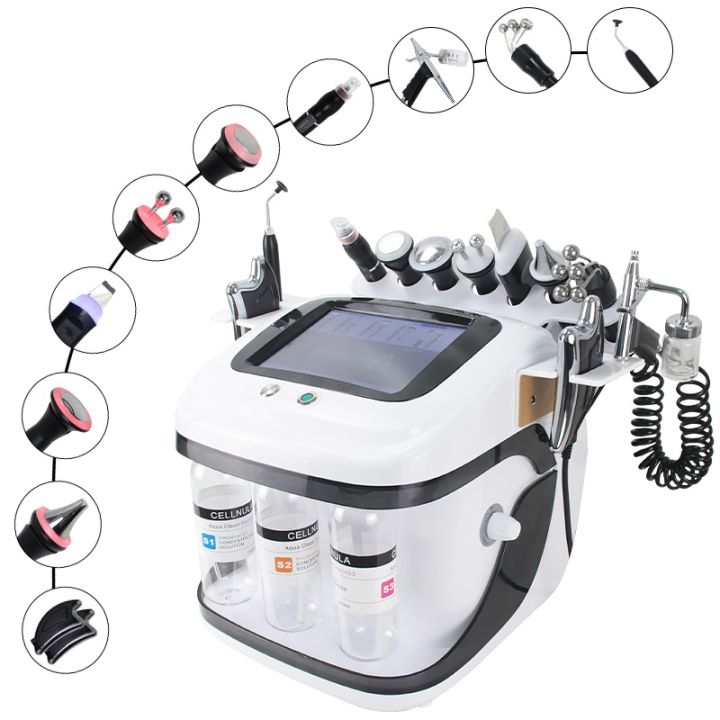 Black Pearl Hydra 10 In 1 Multifunctional Rf Facial Hydro facial ...