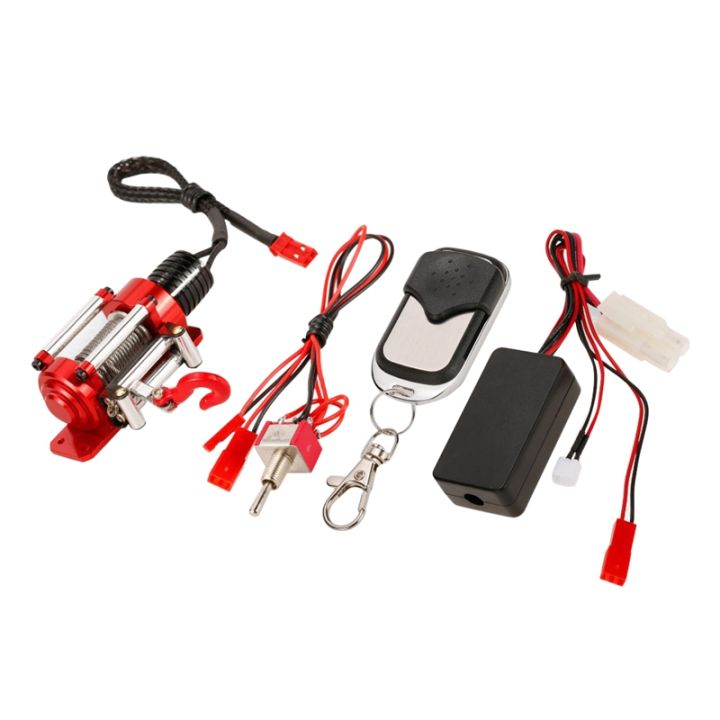 Metal Winch 1/10 Crawler Winch Wireless Remote Controller Receiver for ...