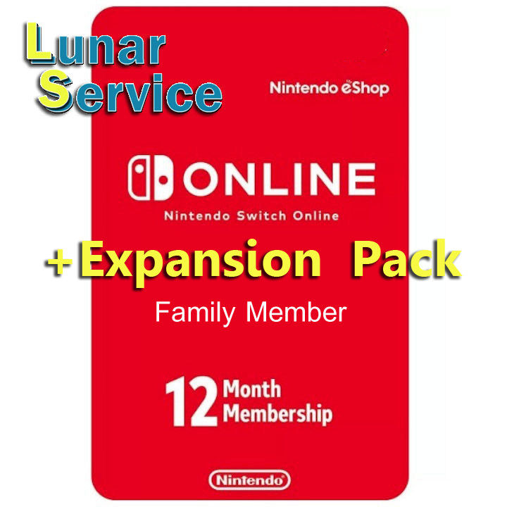 Nintendo Switch Online + Expansion Pack 12เดือน แบบFamilyMember ที่ร้าน ...