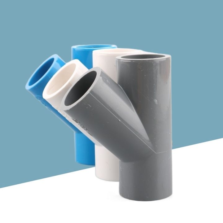 [HOT NODSOHGSH 510] 1pc PVC 45 degree Tee joint Water Supply Pipe ...