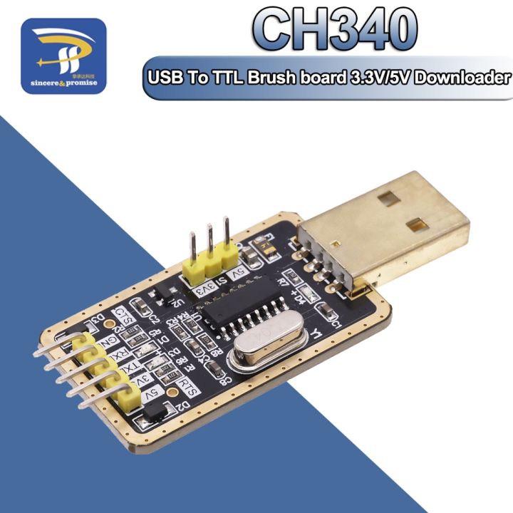 CH340 Module USB To TTL CH340G Upgrade Download a Small Wire Brush ...