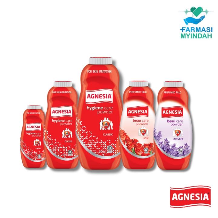 Agnesia Hygiene Care Powder (Classic/ Lavender/ Rose) | Lazada