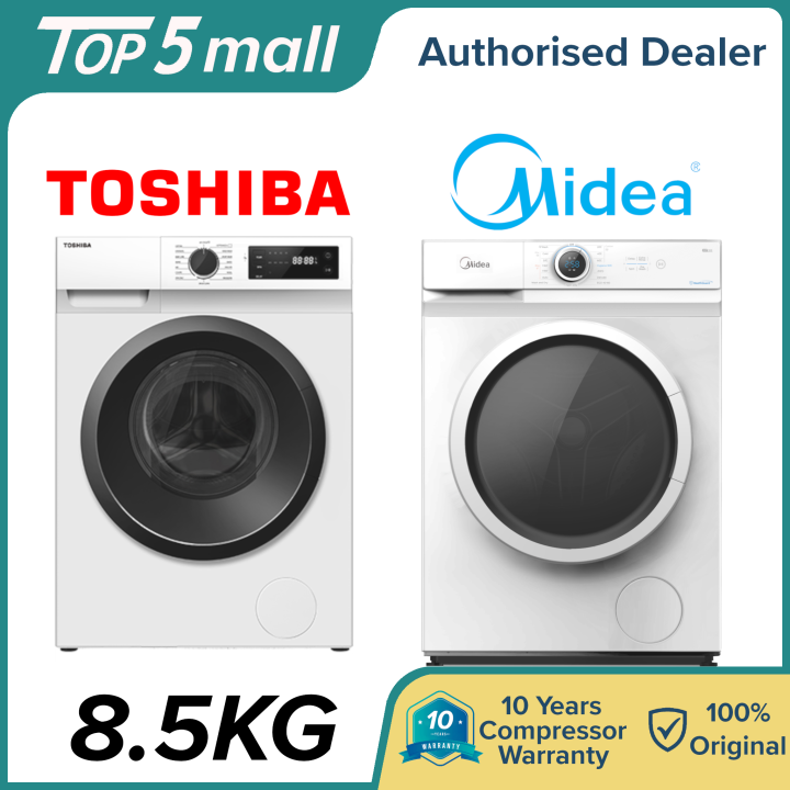 TOSHIBA 8.5kg Front Load Inverter Washer Washing Machine TW-BH95S2M / TW-BH95S2M(WK) / MF100W85B ...