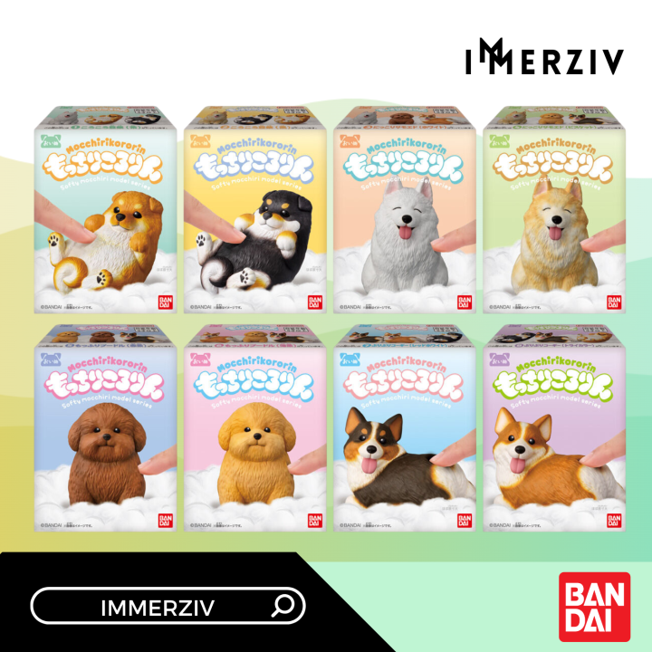 (พร้อมส่ง) MOCCHIRI KORORIN ♪DOGS - ฟิกเกอร์ น้องหมา Soft Vinyl (Bandai ...