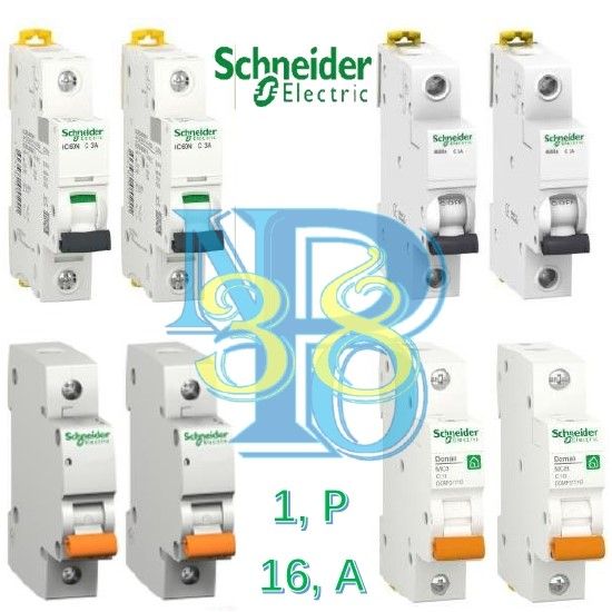 MCB Listrik 1p 16a / 1 phase 16 amphere SCHNEIDER SNI PLN ORI | Lazada Indonesia