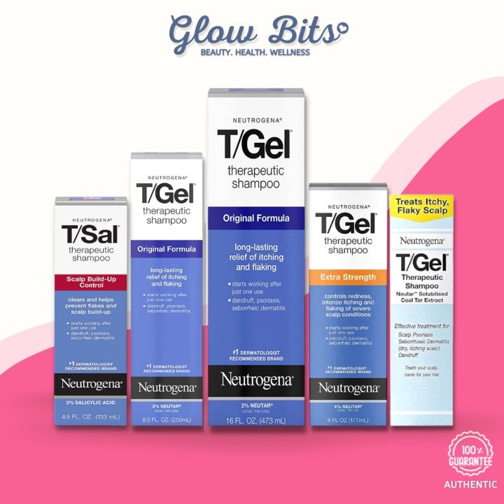 Neutrogena TSal and TGel Therapeutic Shampoo, Original Formula Extra ...