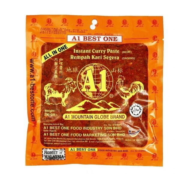 A1 Best One Chicken/ Meat Instant Curry Paste 鸡肉类菜类咖喱-230g | Lazada Singapore