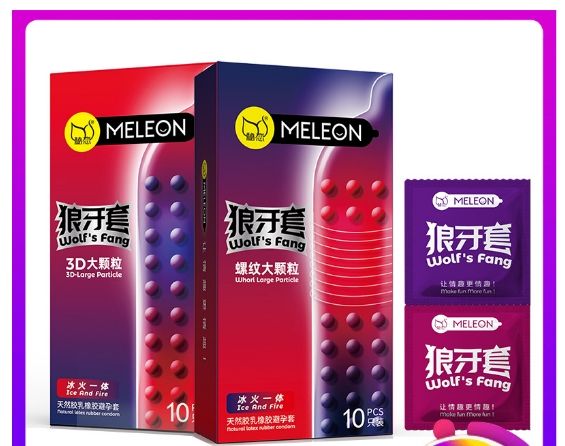 Secret Love Male Condom Spike Large Particle With Barbed 3d Thread Sex