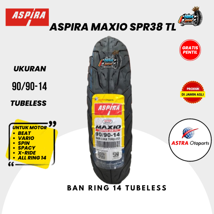 Aspira Maxio SPR 38 TL 90/90 Ring14 free pentil | Lazada Indonesia