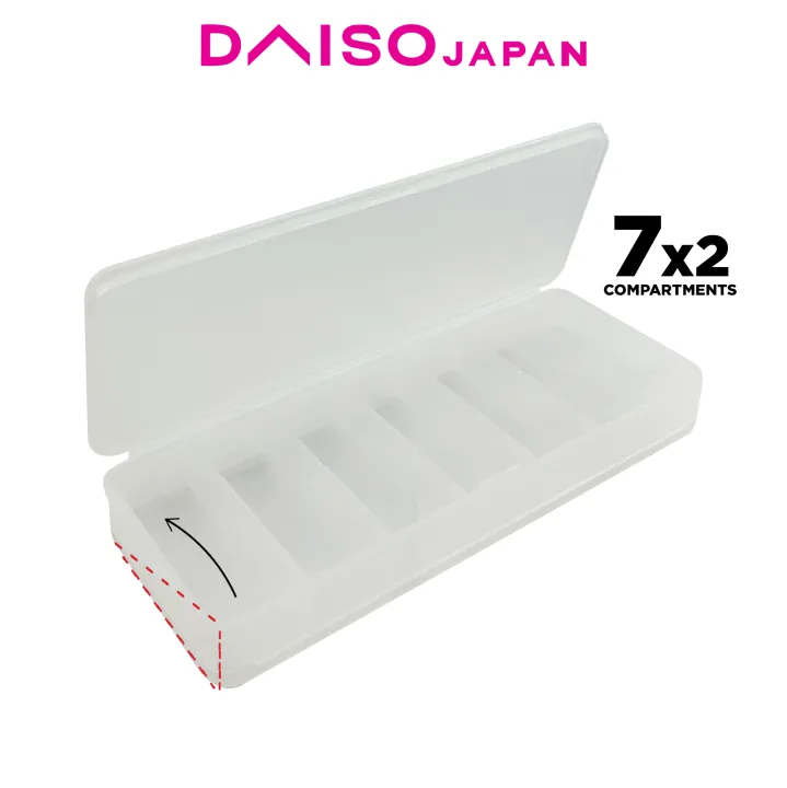 Daiso Medicine Case (14 compartments) | Lazada PH