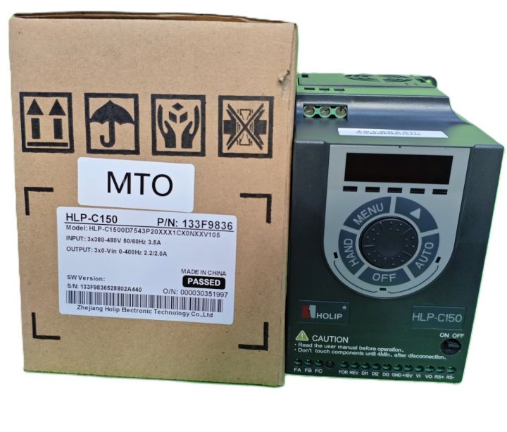 Frekuensi Inverter HOLIP C150 Power 0.75KW (1HP) Input/Output 380Volt ...