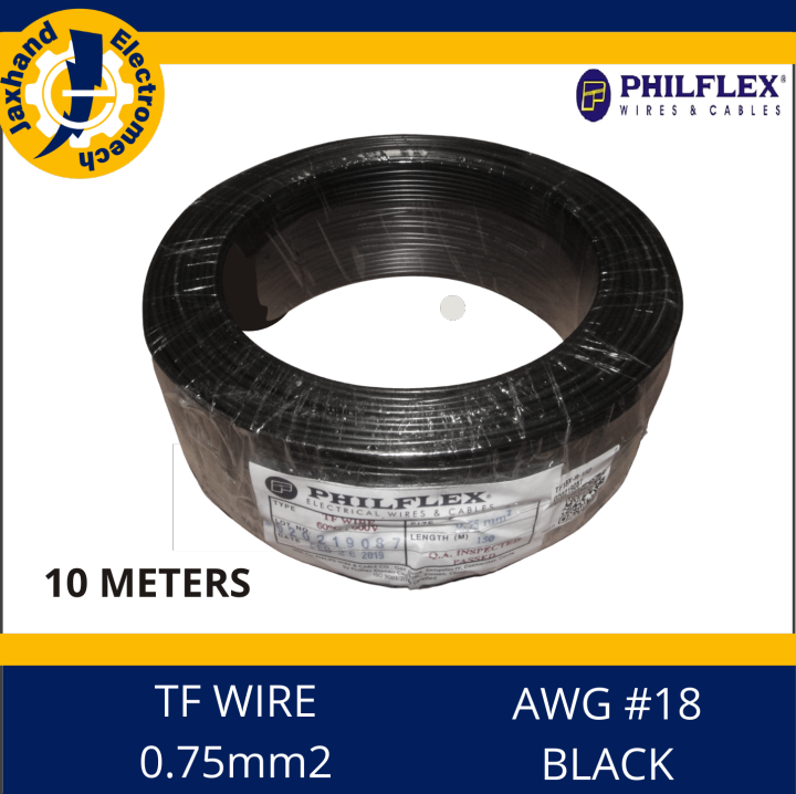 TF Wire 0.75mm2 X 10 Meters, Stranded, Philflex | Lazada PH