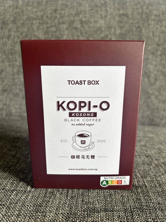Toast Box Kopi O Kosong Black Coffee without Sugar | Lazada PH