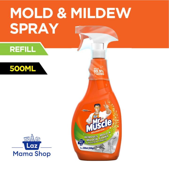 Mr Muscle Bathroom Mold & Mildew Remover with Trigger 500ml - Stain ...