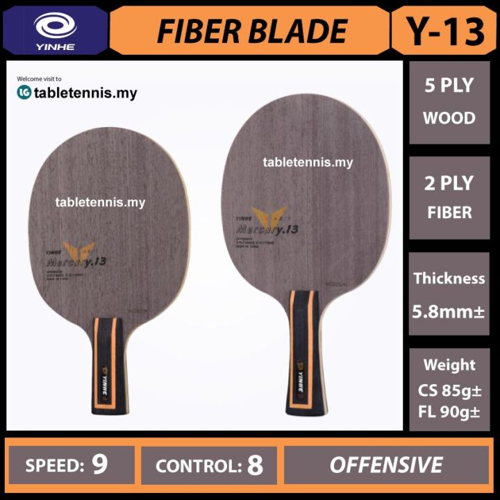 Yinhe Blade Yinhe Mercury-13 Y-13 Y13 Fiber Blade Table Tennis Blade ...