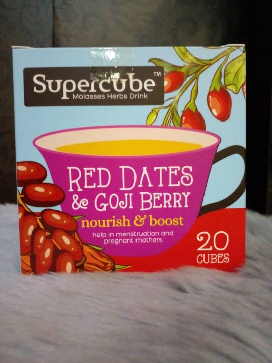 SUPERCUBE RED DATES & GOJI BERRY 20 CUBES | Lazada
